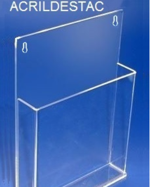 Acrildestac Produtos em Acrílico - Porta Folheto de parede, porta ...